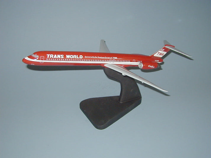 MD-80 // TWA Airplane Model – MAM - Scalecraft