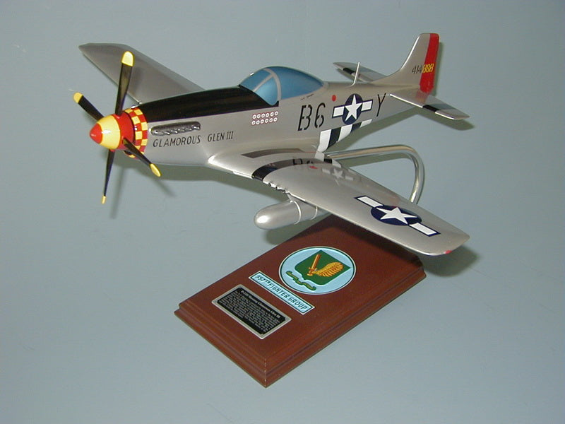 P-51D Mustang "Glamorous Glen" Airplane Model – MAM - Scalecraft