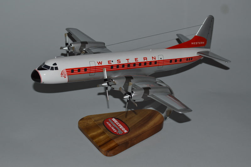 L-188 Electra / Western Airlines Airplane Model – MAM - Scalecraft
