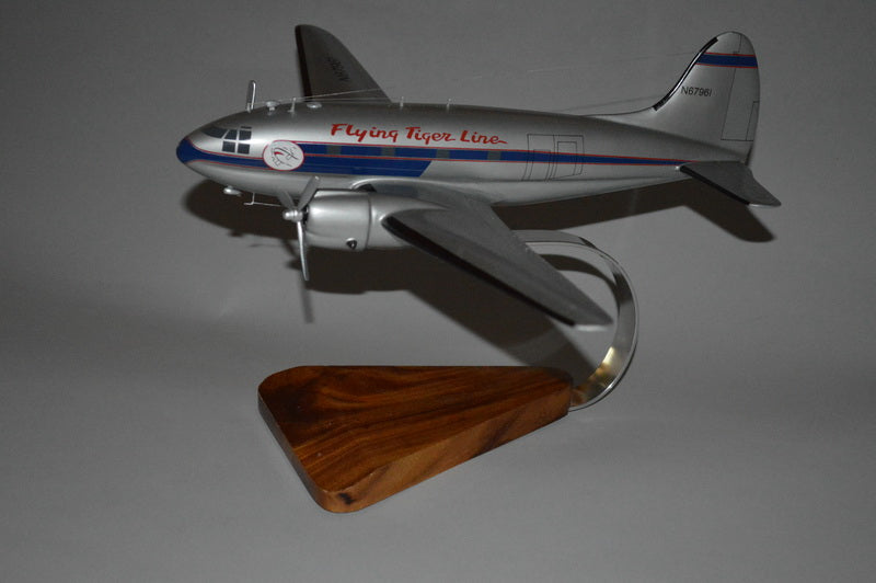 C-46 Commando / Flying Tiger Line Airplane Model – MAM - Scalecraft